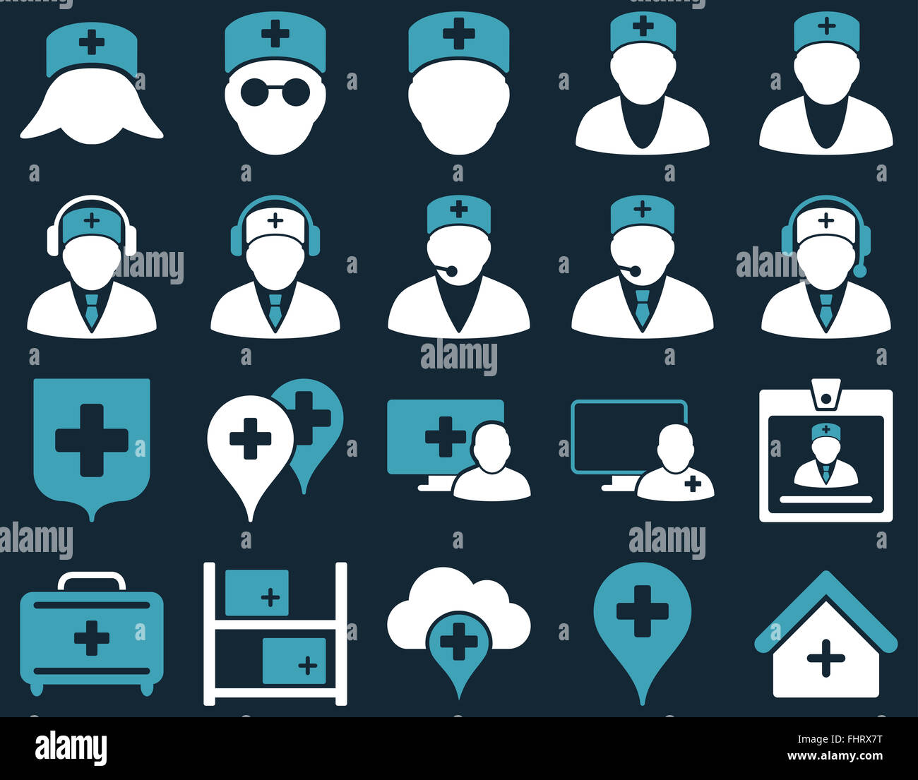 Medical icon set Stock Photo - Alamy