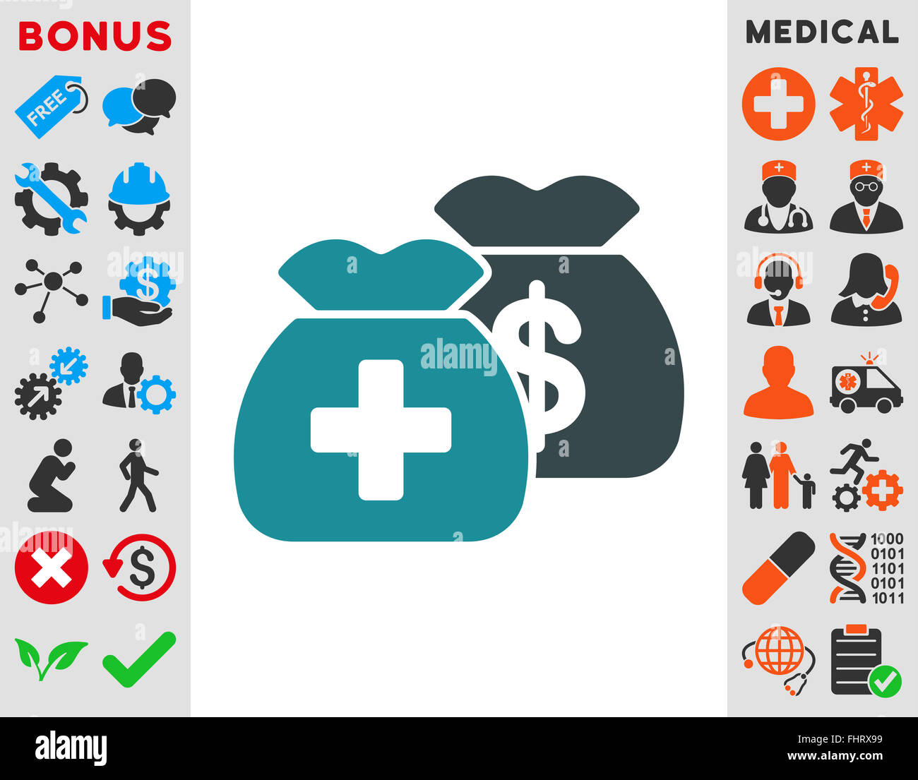 Health Care Funds Icon Stock Photo - Alamy