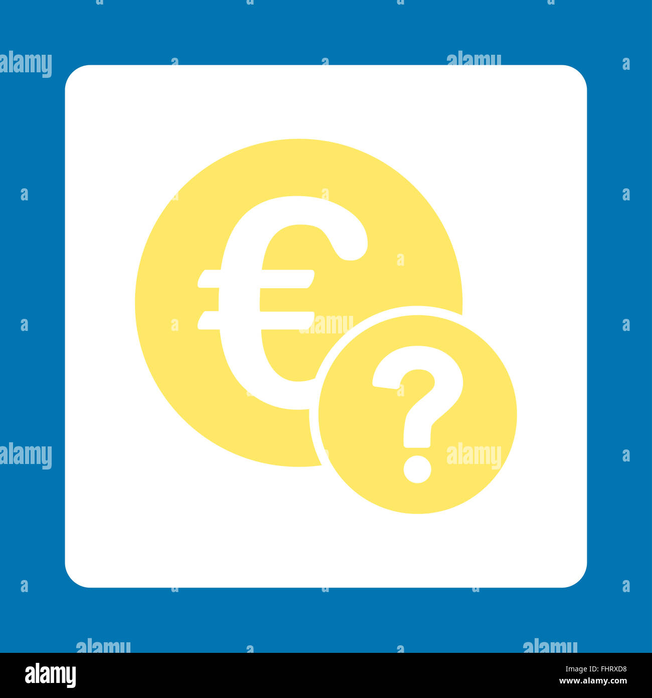 Euro status icon Stock Photo - Alamy