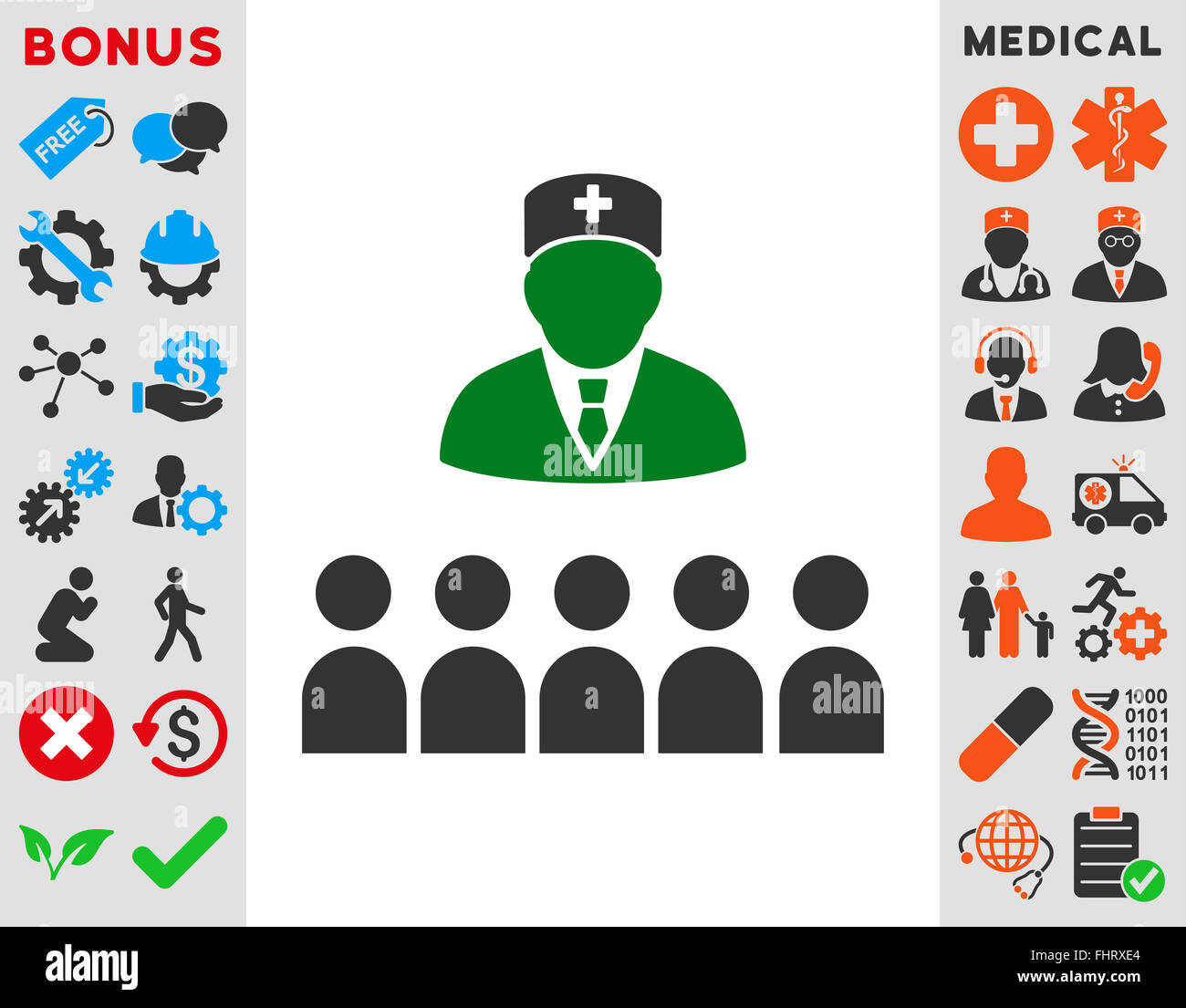 Medical Class Icon Stock Photo - Alamy
