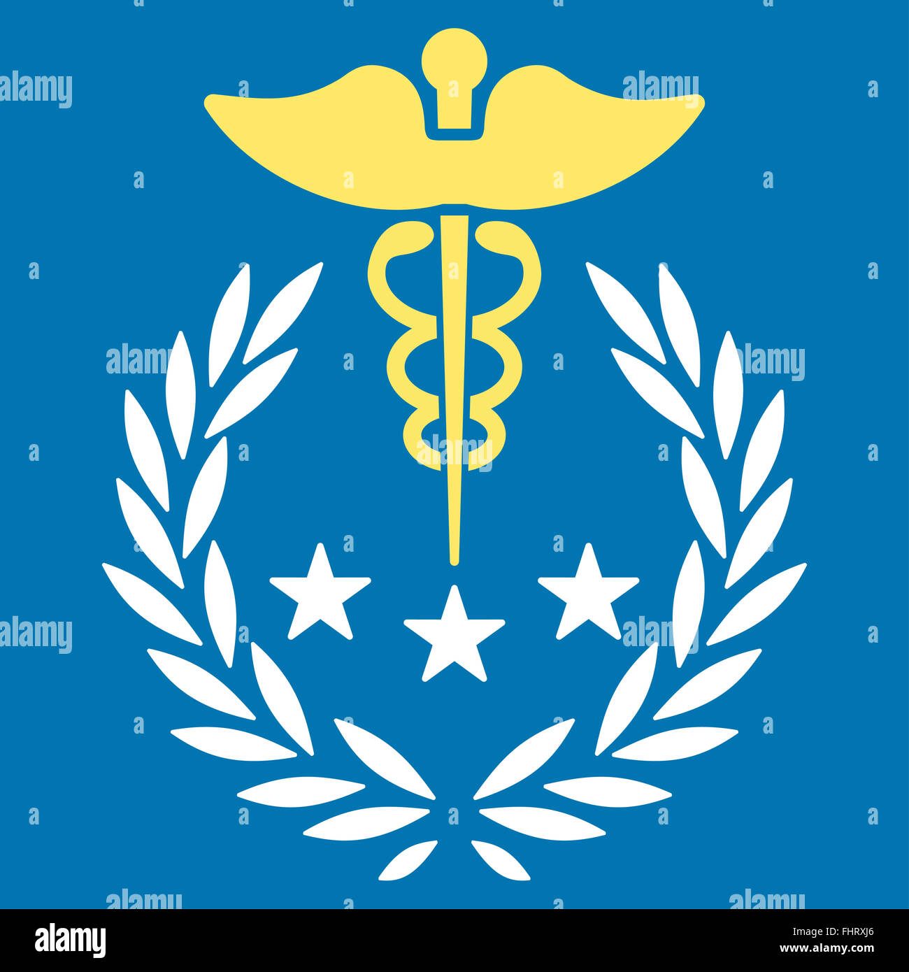Caduceus Logo Icon Stock Photo - Alamy
