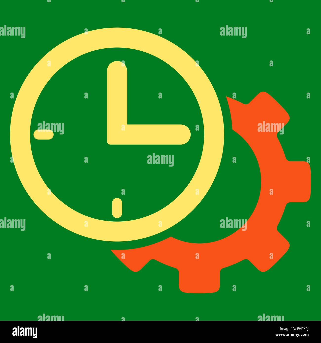 Time Setup Icon Stock Photo - Alamy