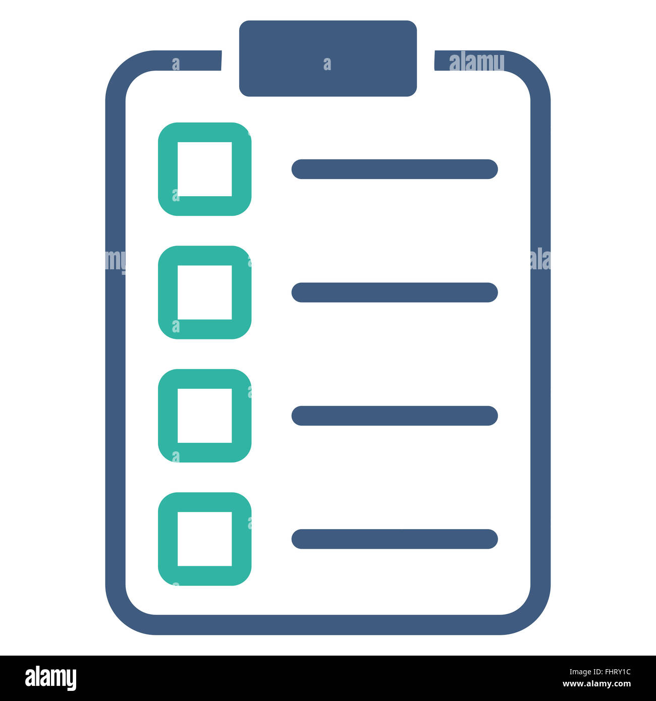 Test Form Icon Stock Photo - Alamy