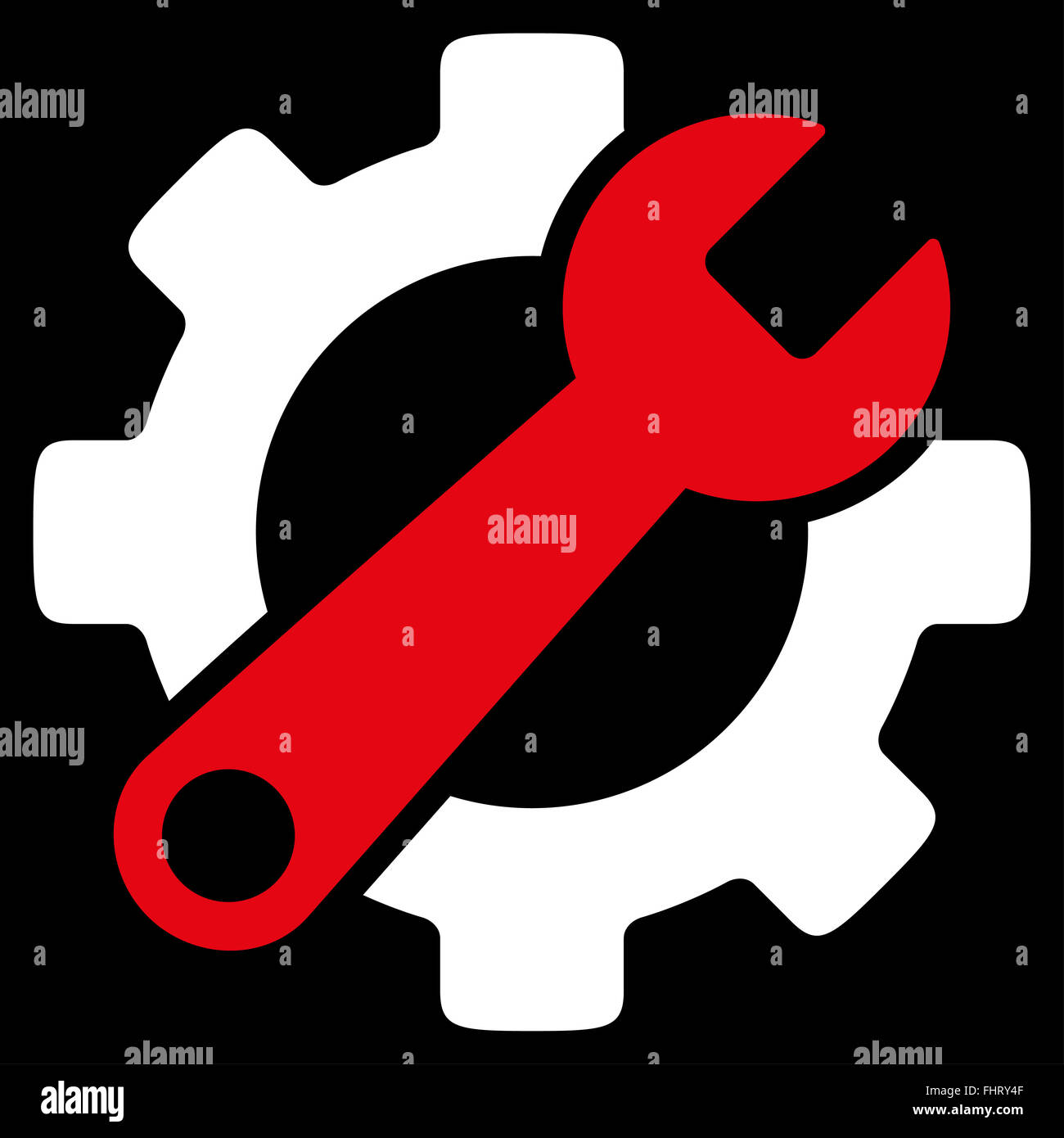 Service Tools Icon Stock Photo - Alamy