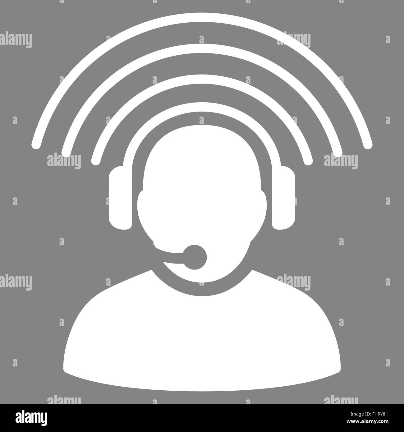 Operator Signal Icon Stock Photo - Alamy