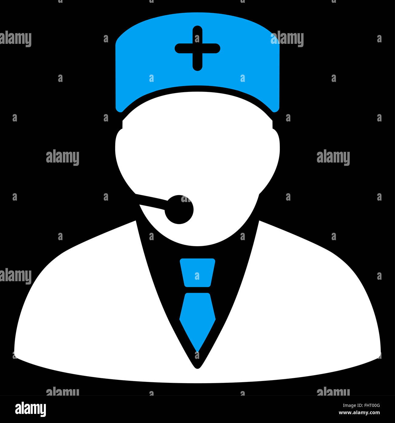 Medical Manager Icon Stock Photo - Alamy
