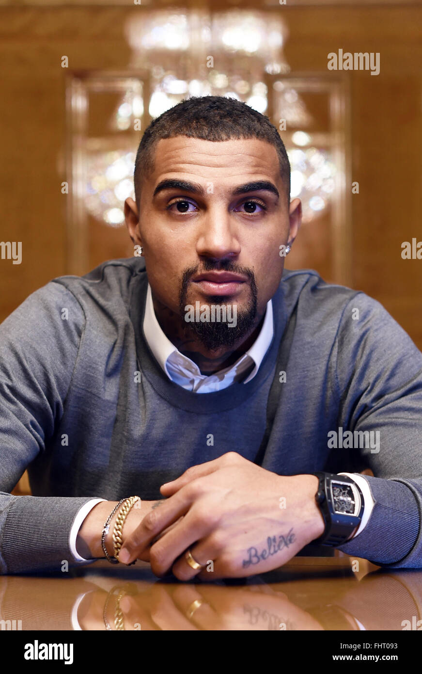 EXCLUSIVE - Soccer player Kevin-Prince Boateng, poses for during an ...