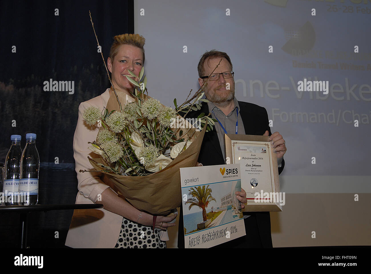 Herning, Denmark. 26th February, 2016. Lars Johansen travel editor from ...