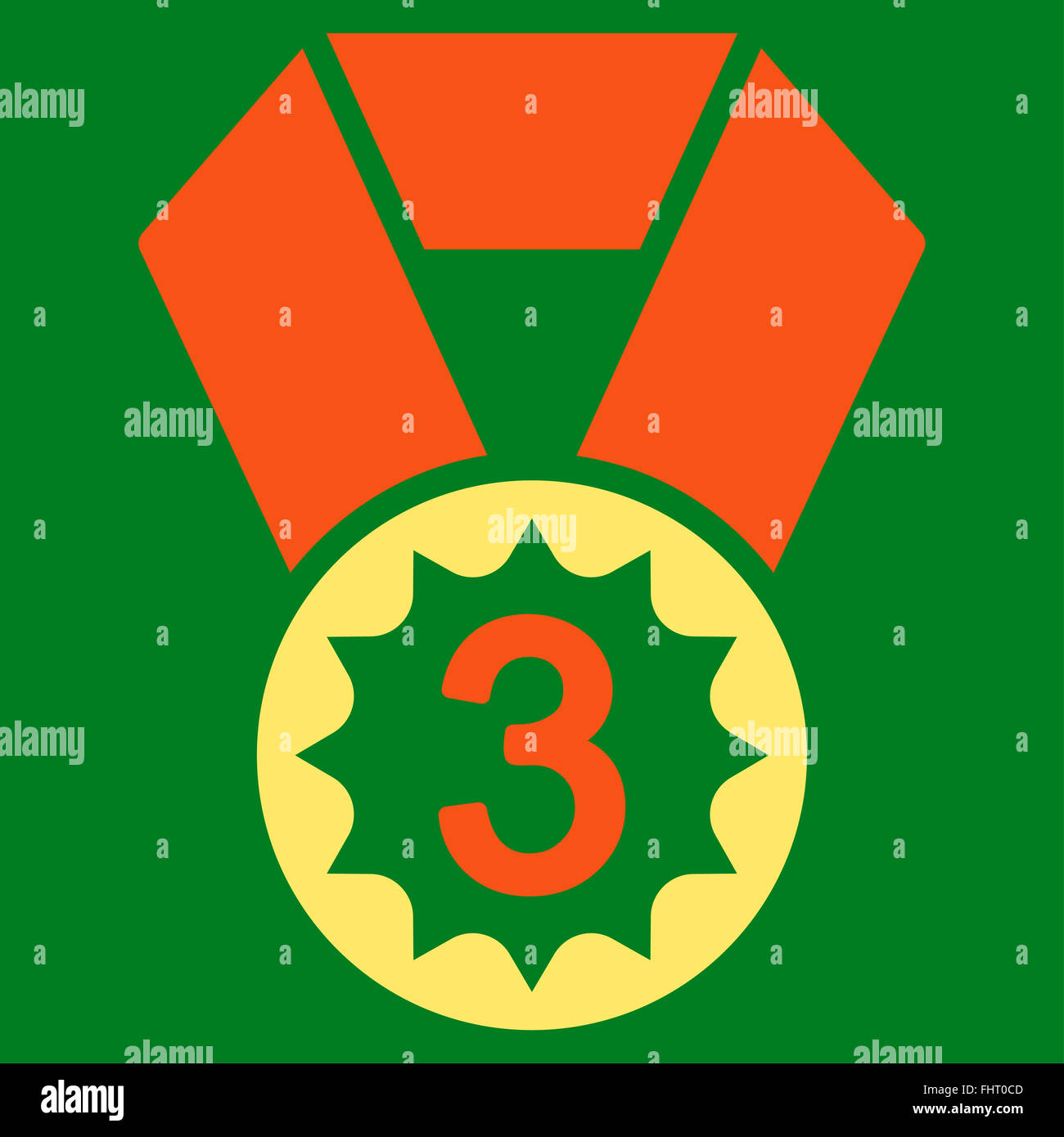 Third place icon from Competition amp; Success Bicolor Icon Set Stock ...