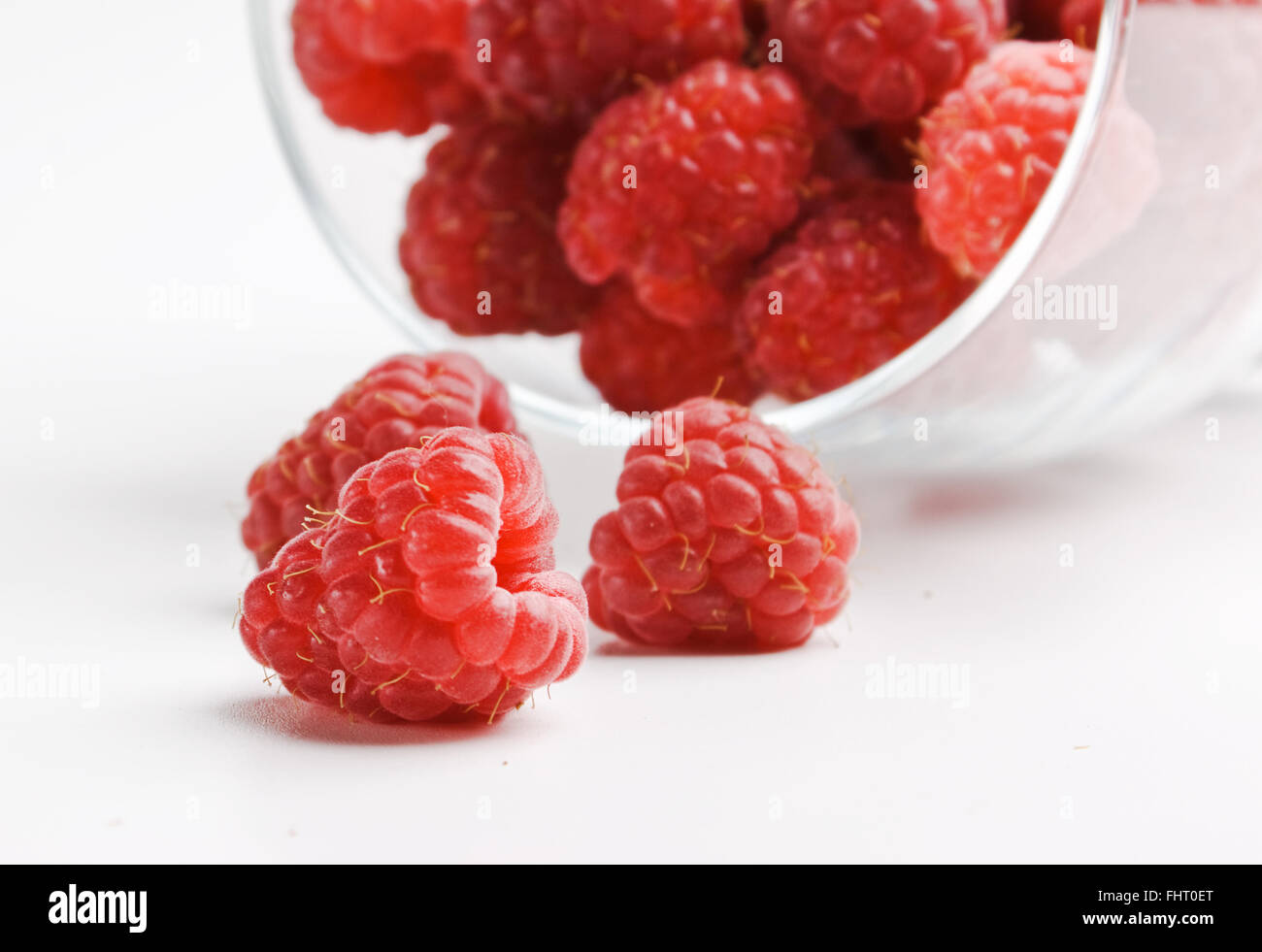 Glass of raspberries hi-res stock photography and images - Alamy