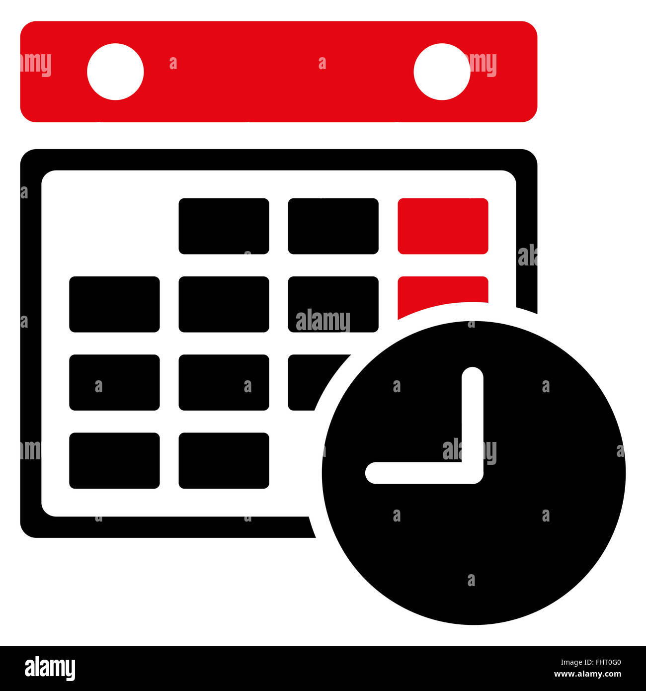 Time Table Icon Stock Photo - Alamy