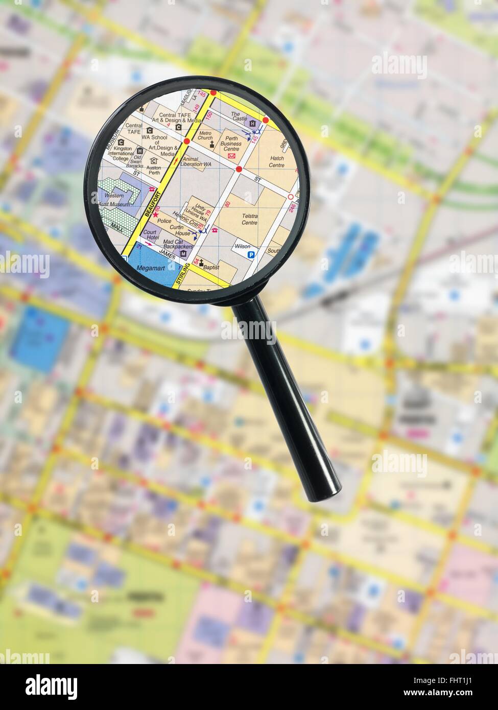 A road map Stock Photo - Alamy