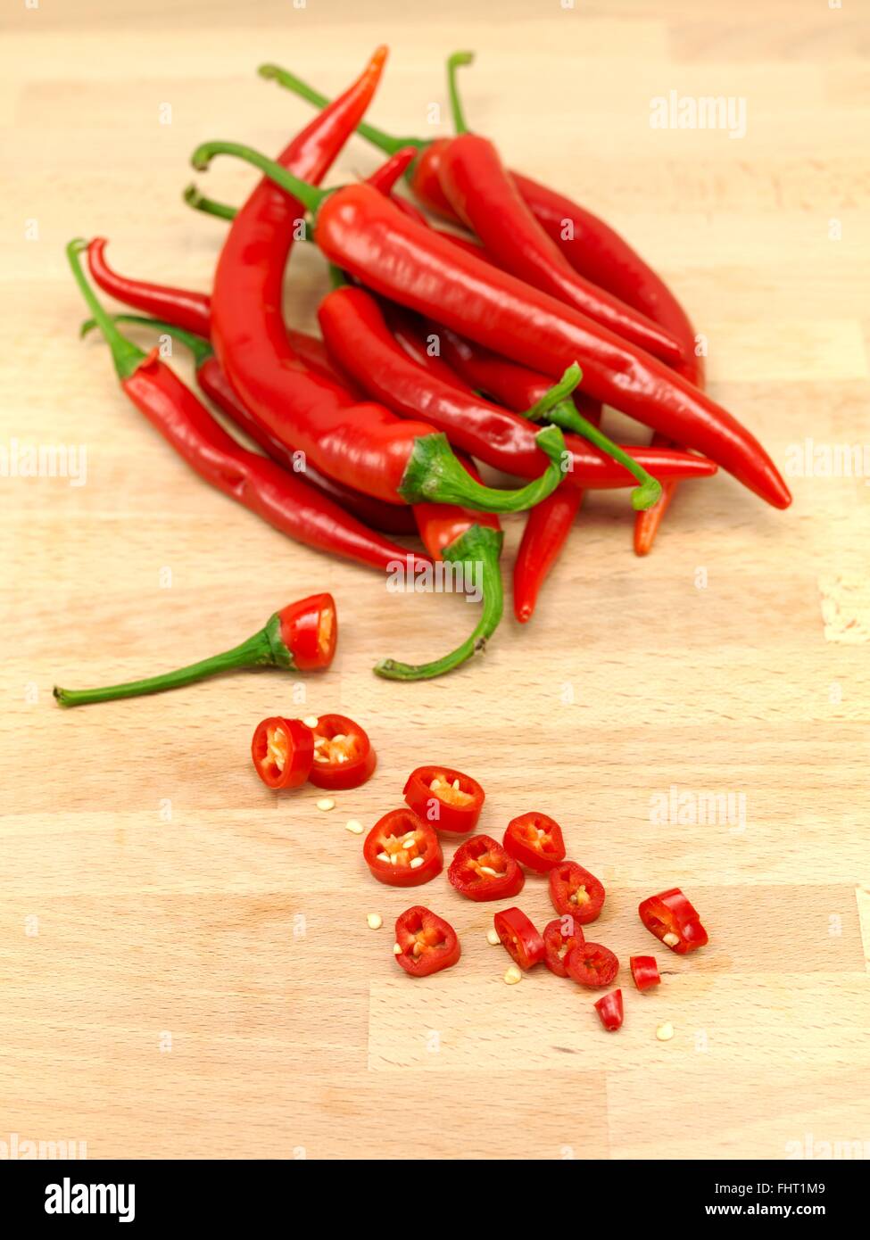 Red Chilli Peppers Stock Photo - Alamy