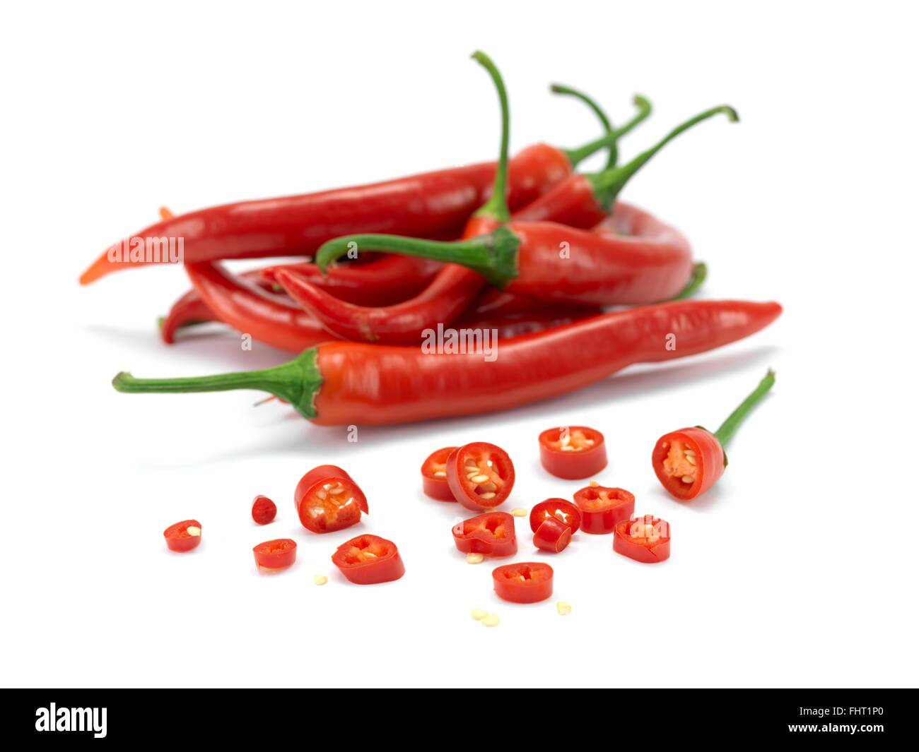 Red Chilli Peppers Stock Photo - Alamy