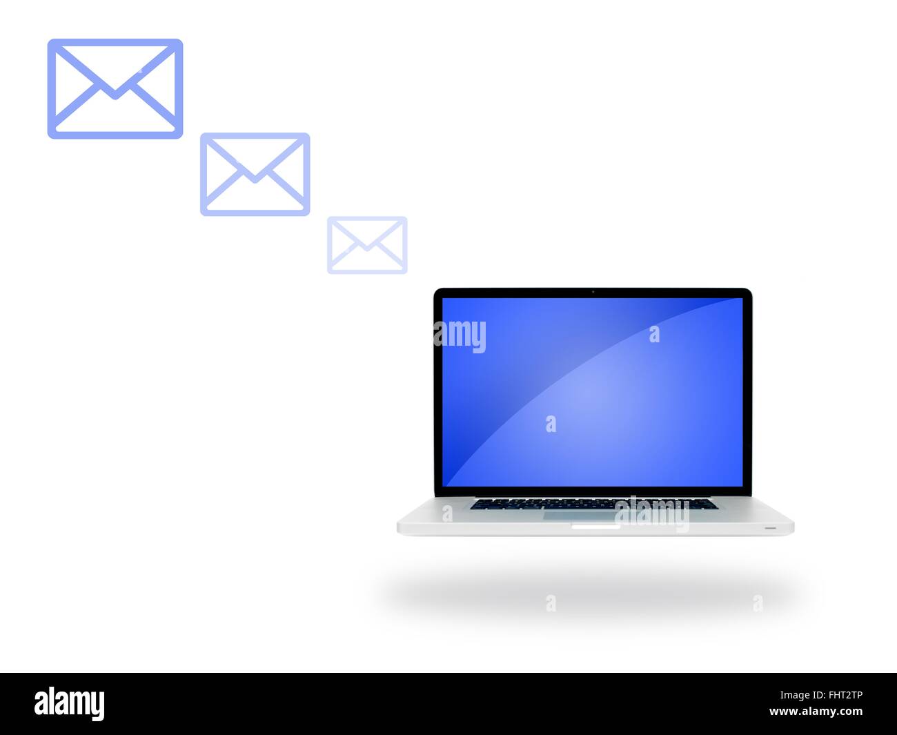 Laptop keyboard work on Cut Out Stock Images & Pictures - Alamy