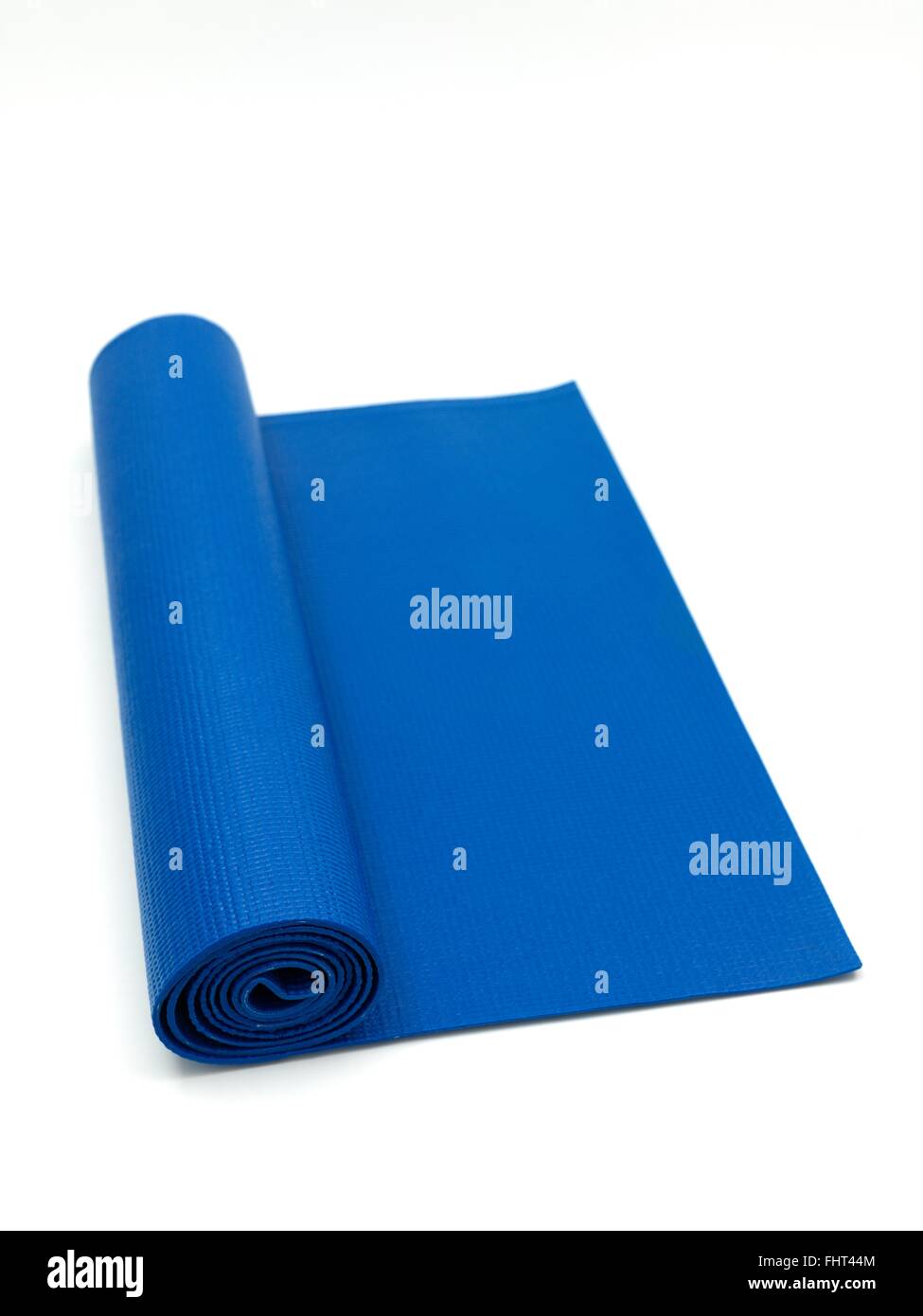 Blue exercise mat Cut Out Stock Images & Pictures - Alamy