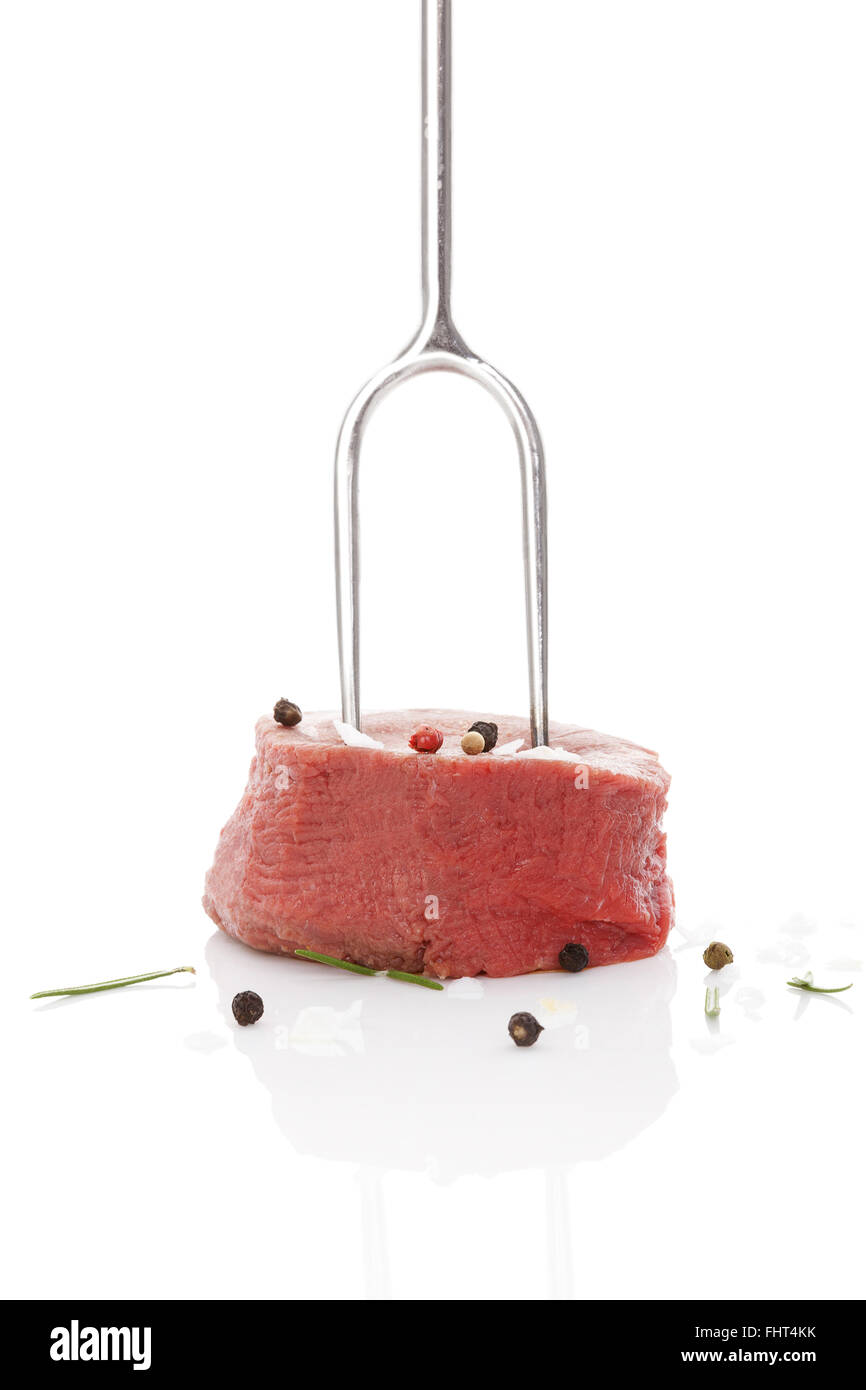 Steak on fork hi-res stock photography and images - Alamy