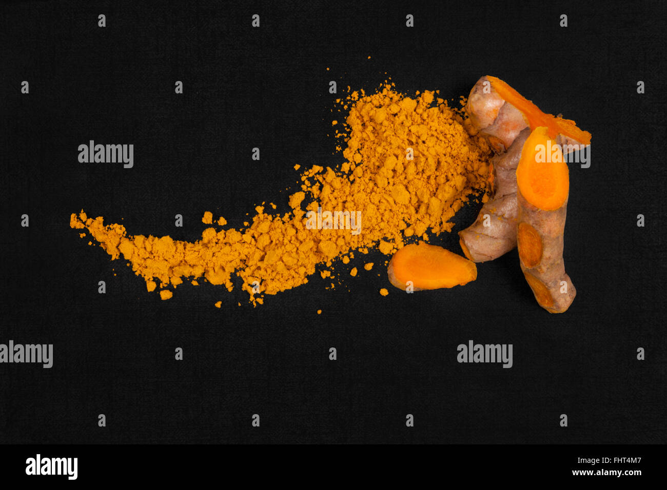 Curcumin root and turmeric spice Stock Photo - Alamy