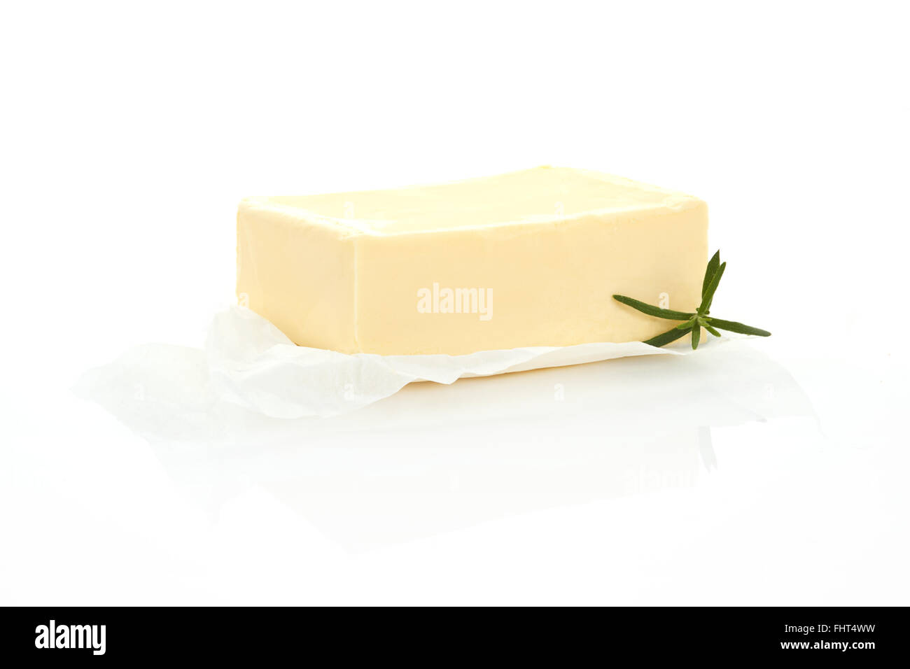 Luxurious butter isolated Stock Photo - Alamy