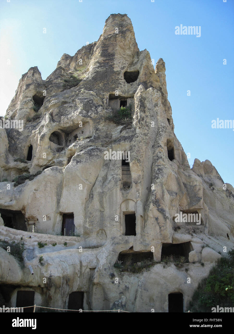 The cave houses in the exotic Cappadocia, Turkey Stock Photo - Alamy