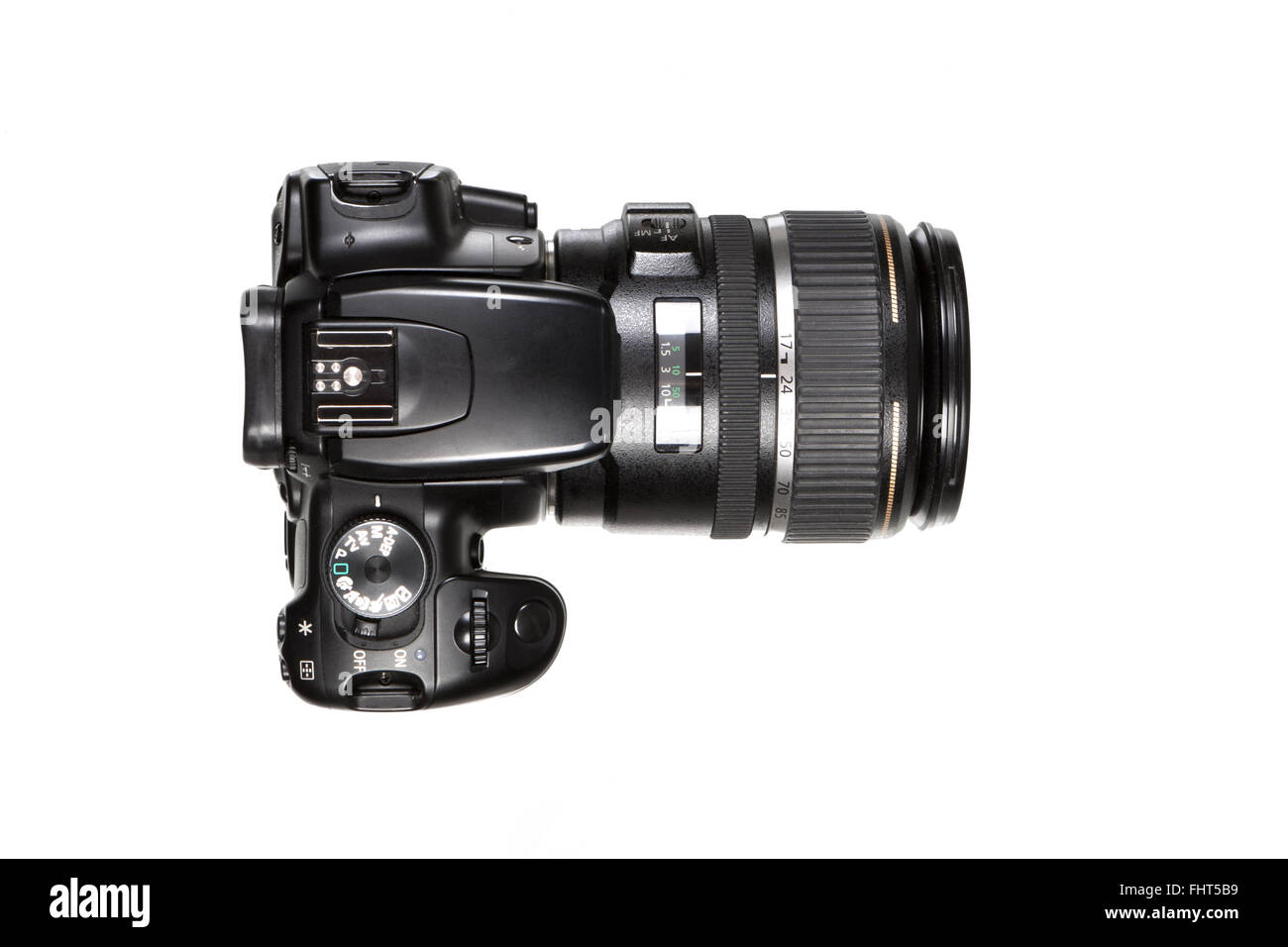 DSLR Camera - top view Stock Photo - Alamy