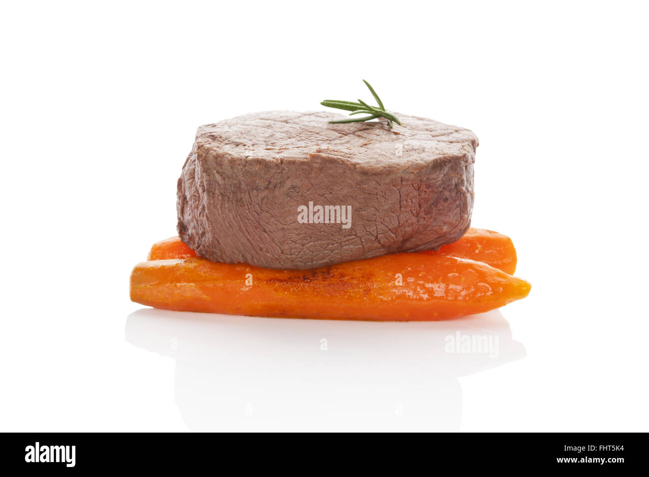 Filet mignon white background hi-res stock photography and images - Alamy