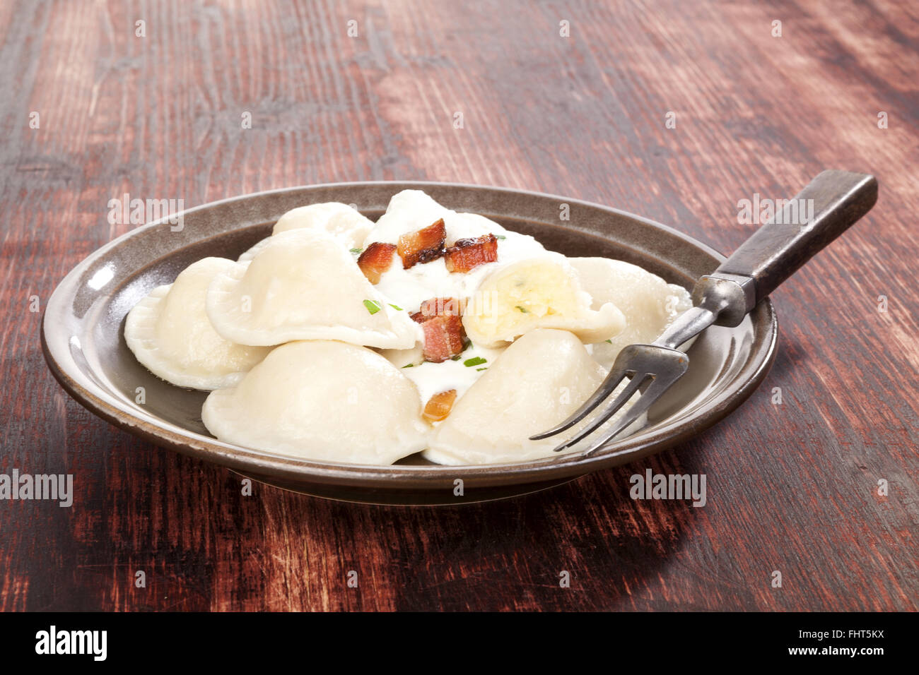 Bryndzove pirohy dumplings sheep cheese hi-res stock photography and ...