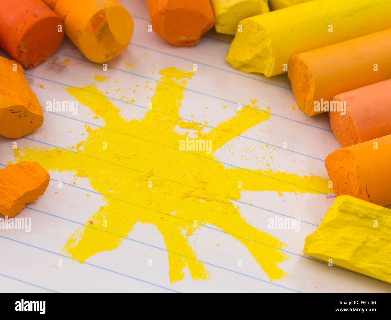Messy crayons hi-res stock photography and images - Alamy