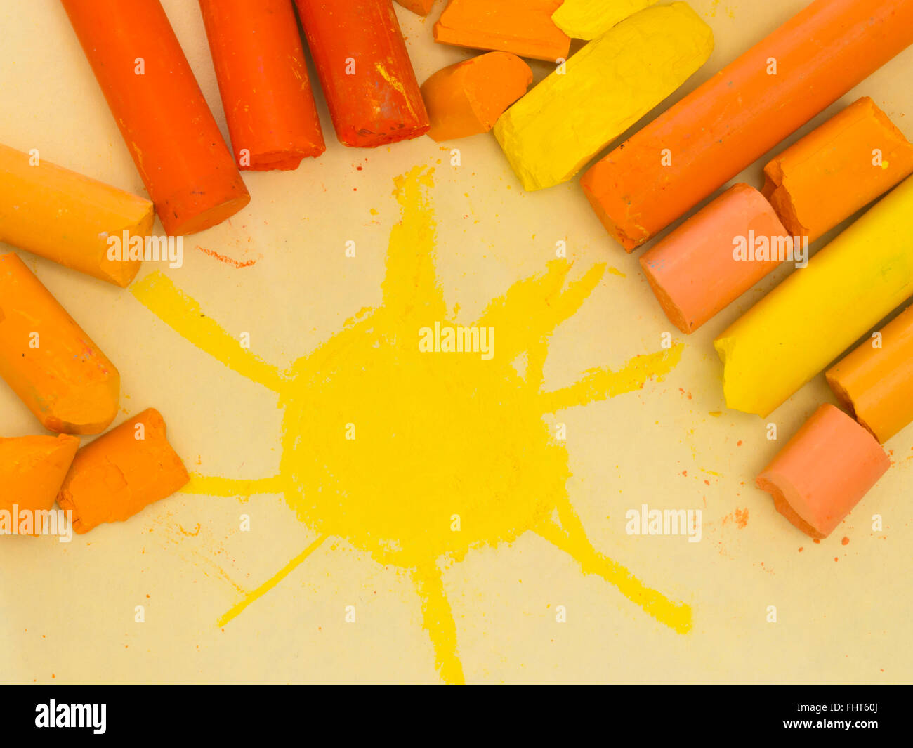 Kindergarten crayons hi-res stock photography and images - Alamy