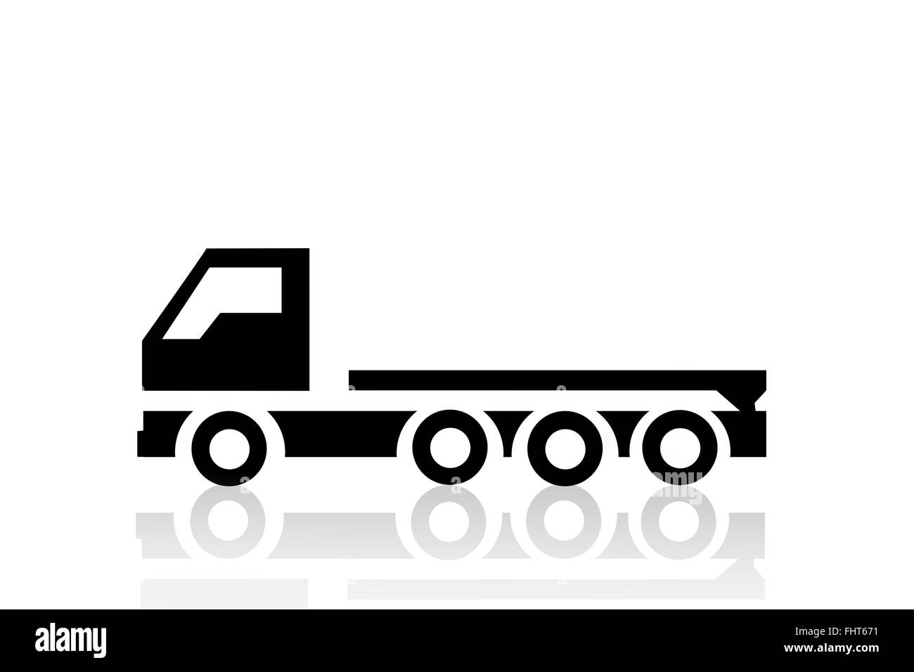 Trailer logistics Black and White Stock Photos & Images - Alamy