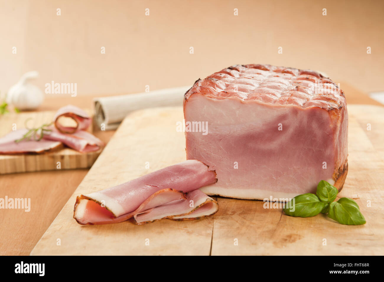 Ham piece hi-res stock photography and images - Alamy