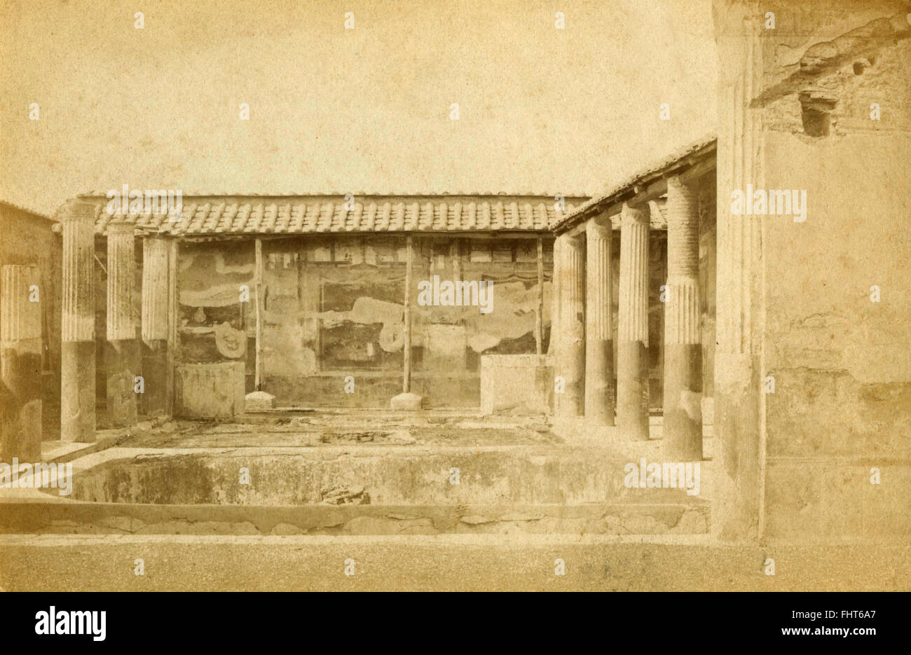 Pompeii excavations 1880s hi-res stock photography and images - Alamy