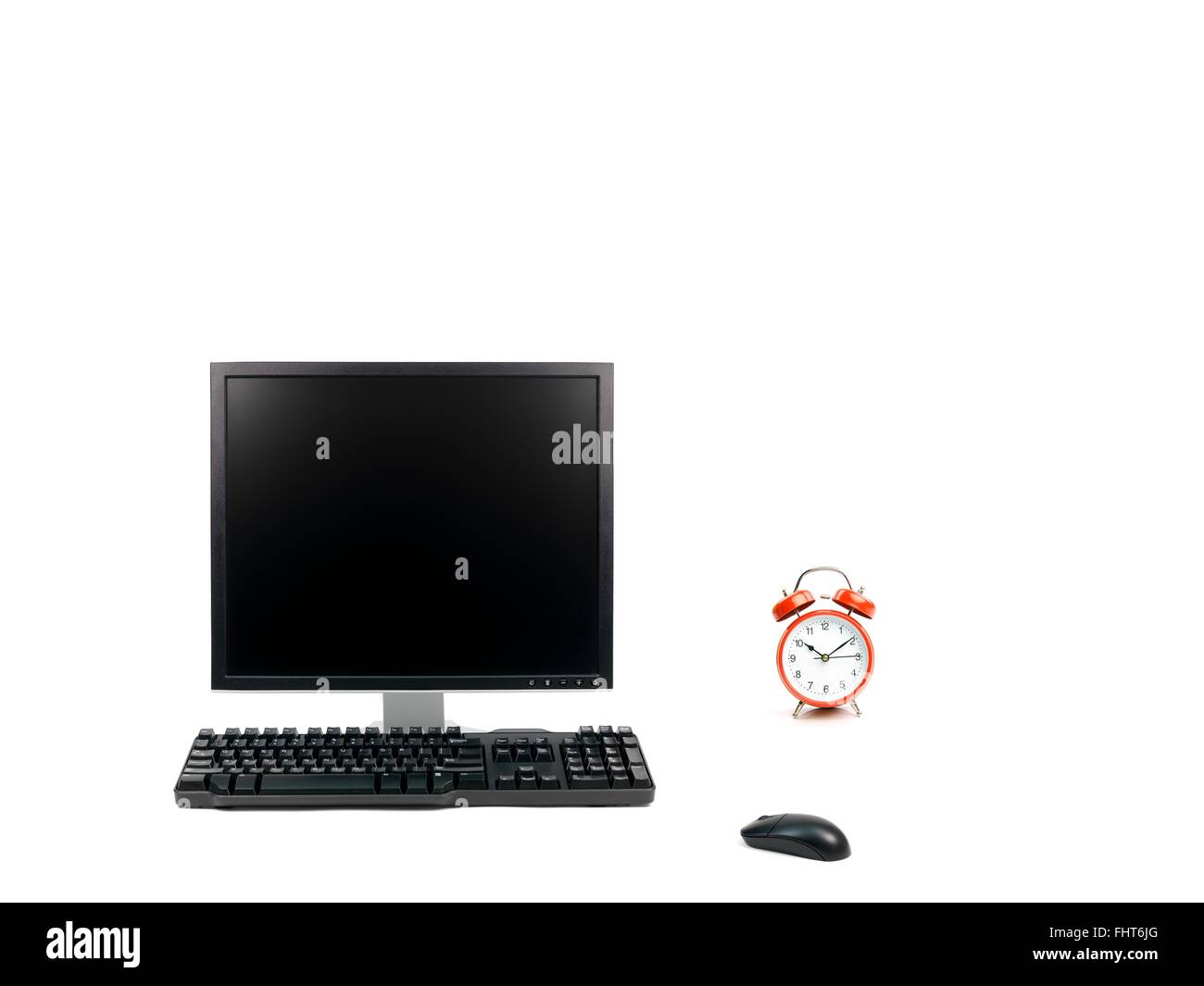 Clock desktop Cut Out Stock Images & Pictures - Alamy