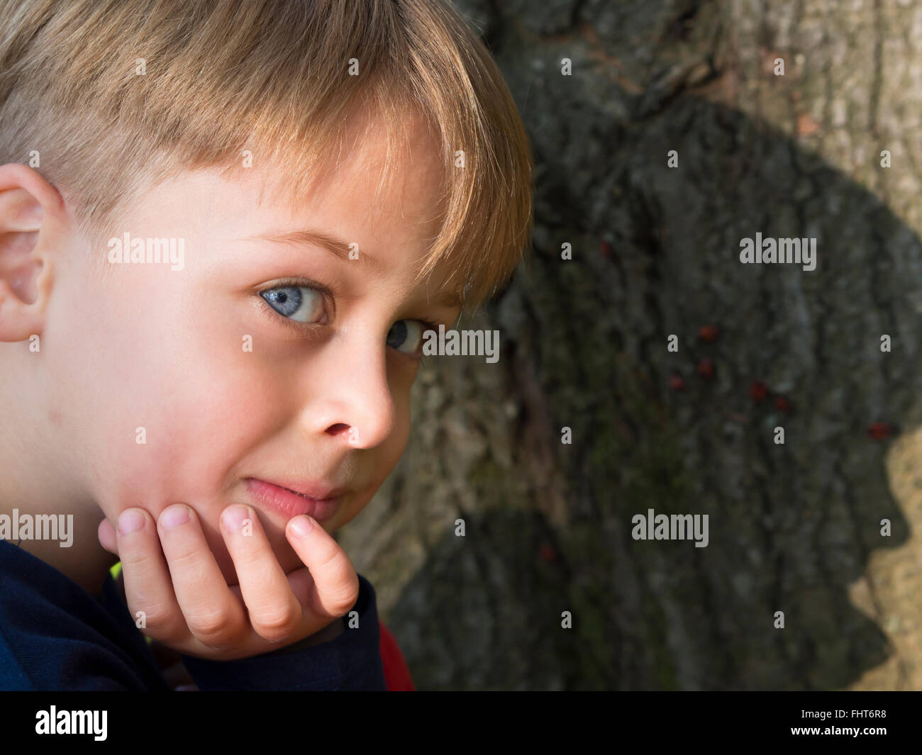 portrait of a cute boy Stock Photo - Alamy