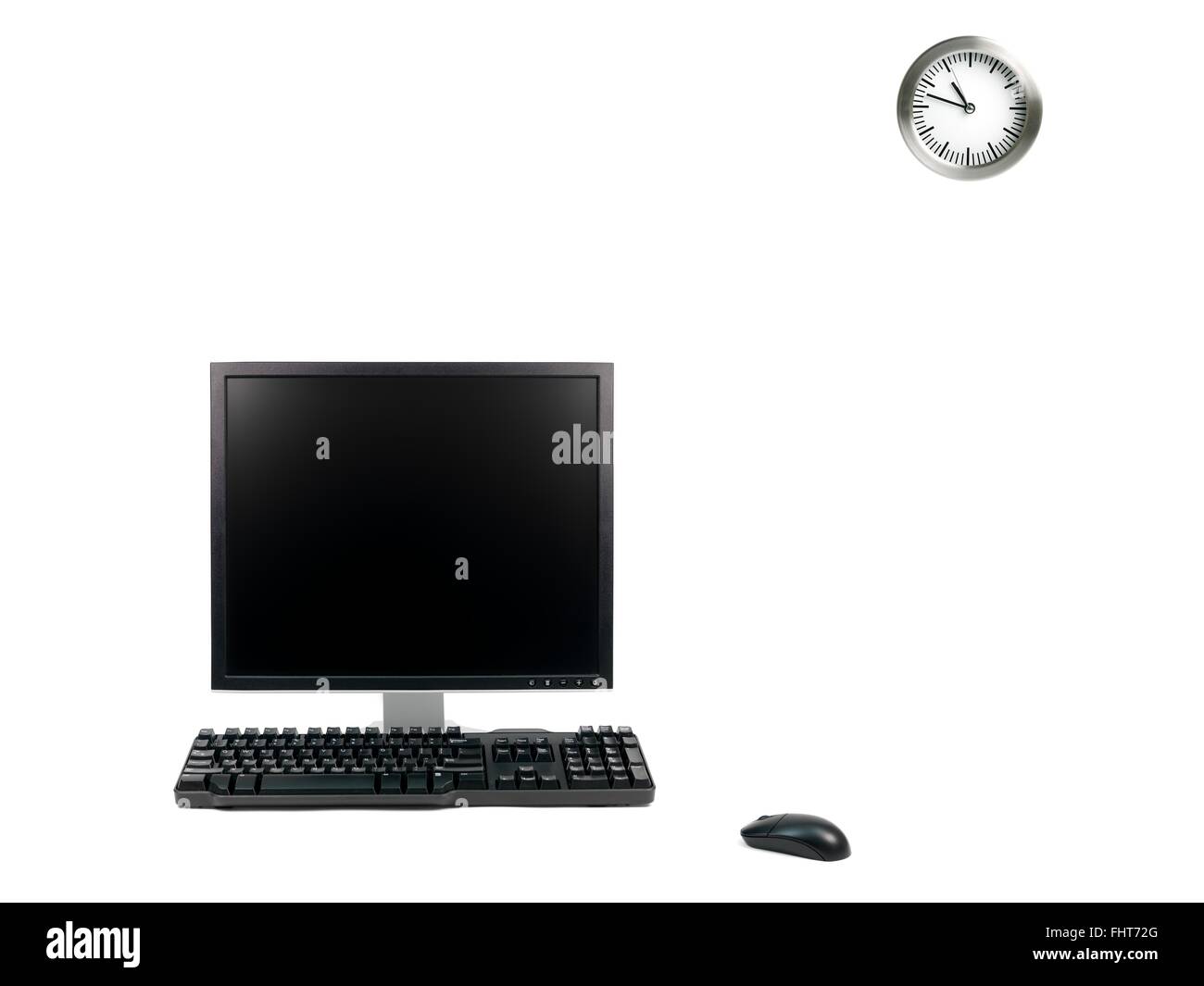 Clock desktop Cut Out Stock Images & Pictures - Alamy
