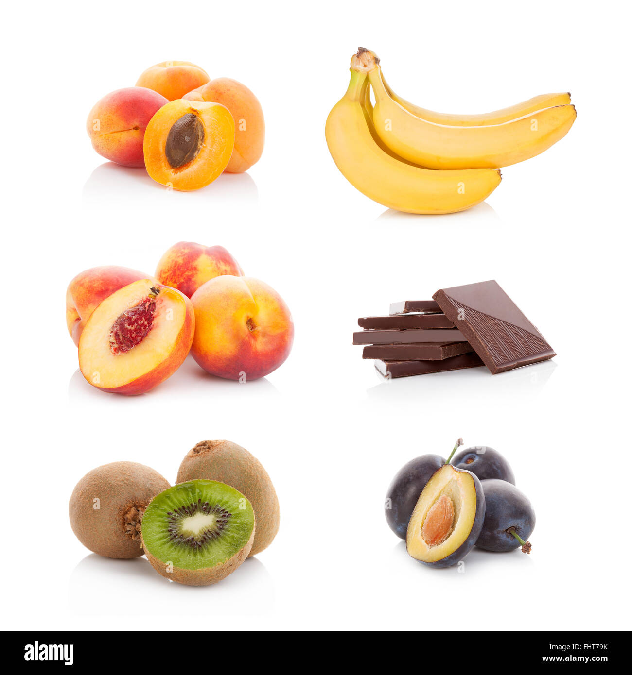 Ripe fresh fruit collection Stock Photo - Alamy