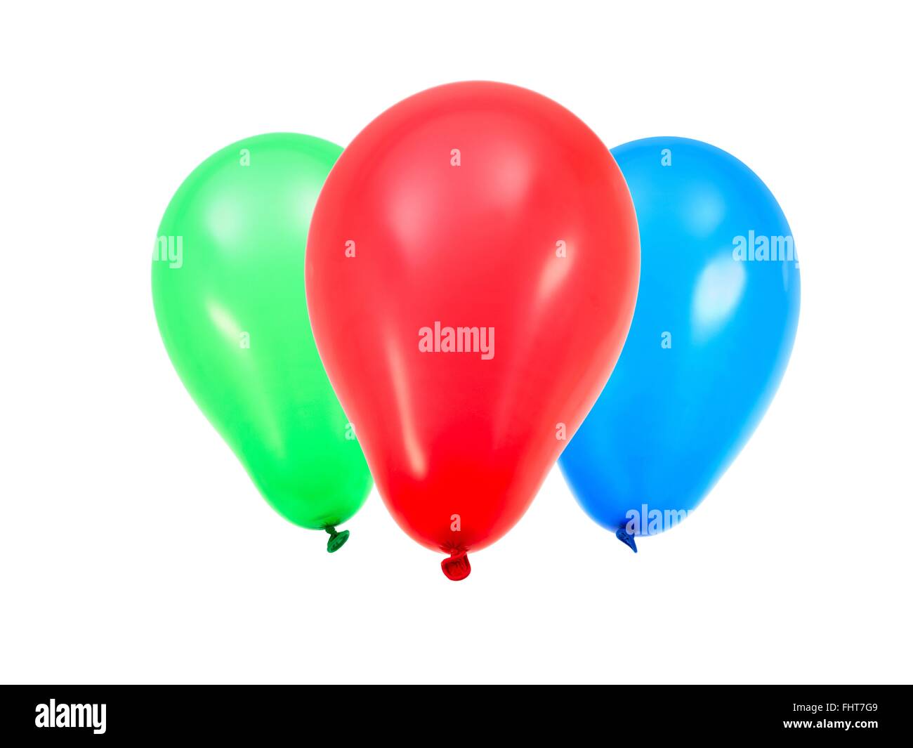 Balloons isolated against a white background Stock Photo - Alamy