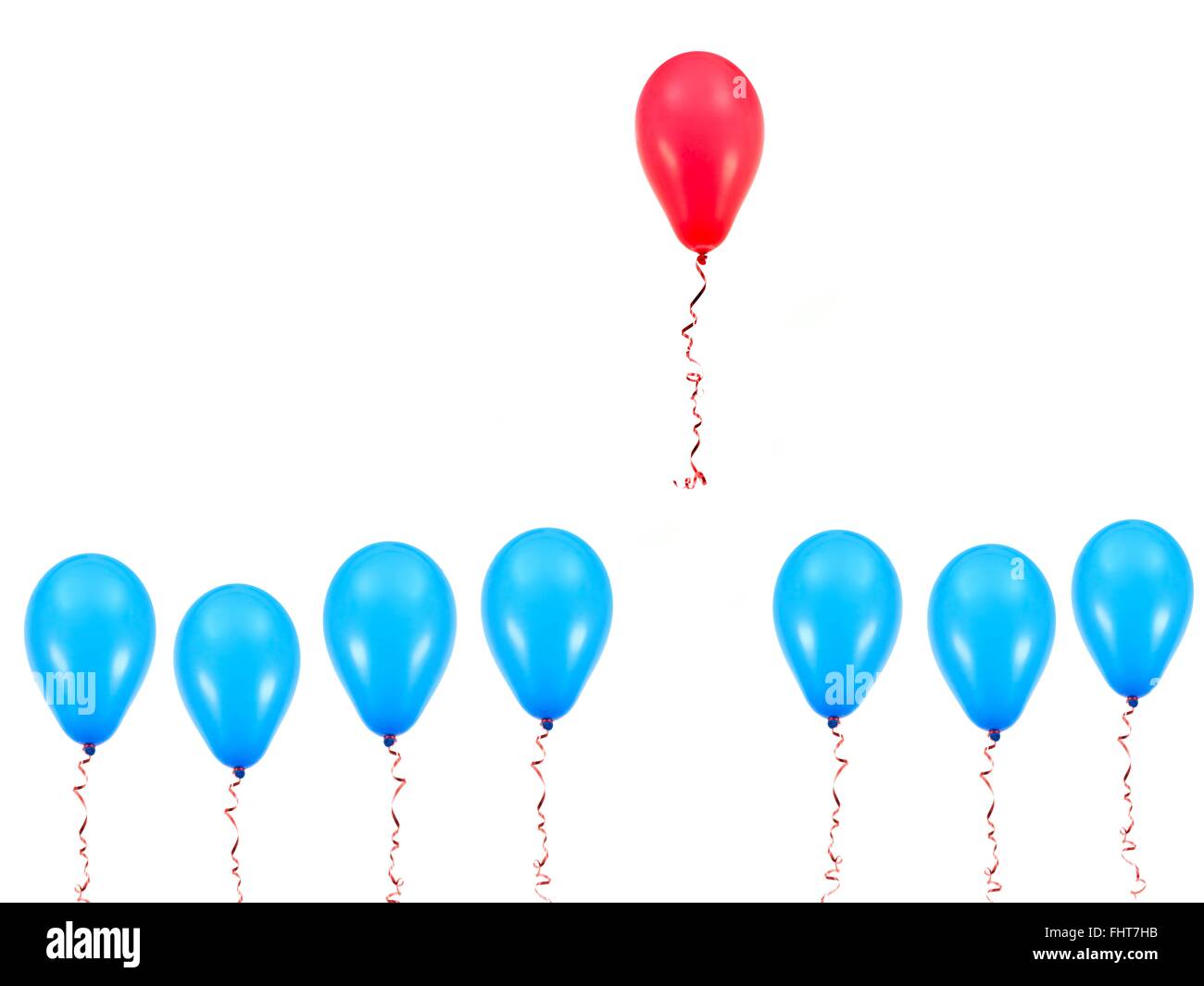 Balloons isolated against a white background Stock Photo - Alamy