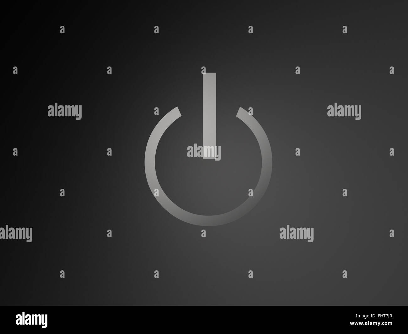 A illustration symbol of a power on button Stock Photo - Alamy