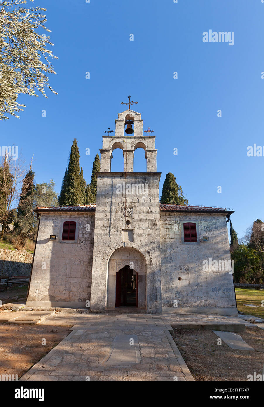 Church of St George (circa 11th c.) at the foot of Gorica hill in ...