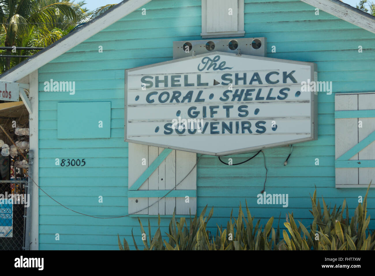 The Shell Shack souvenir shop Stock Photo - Alamy