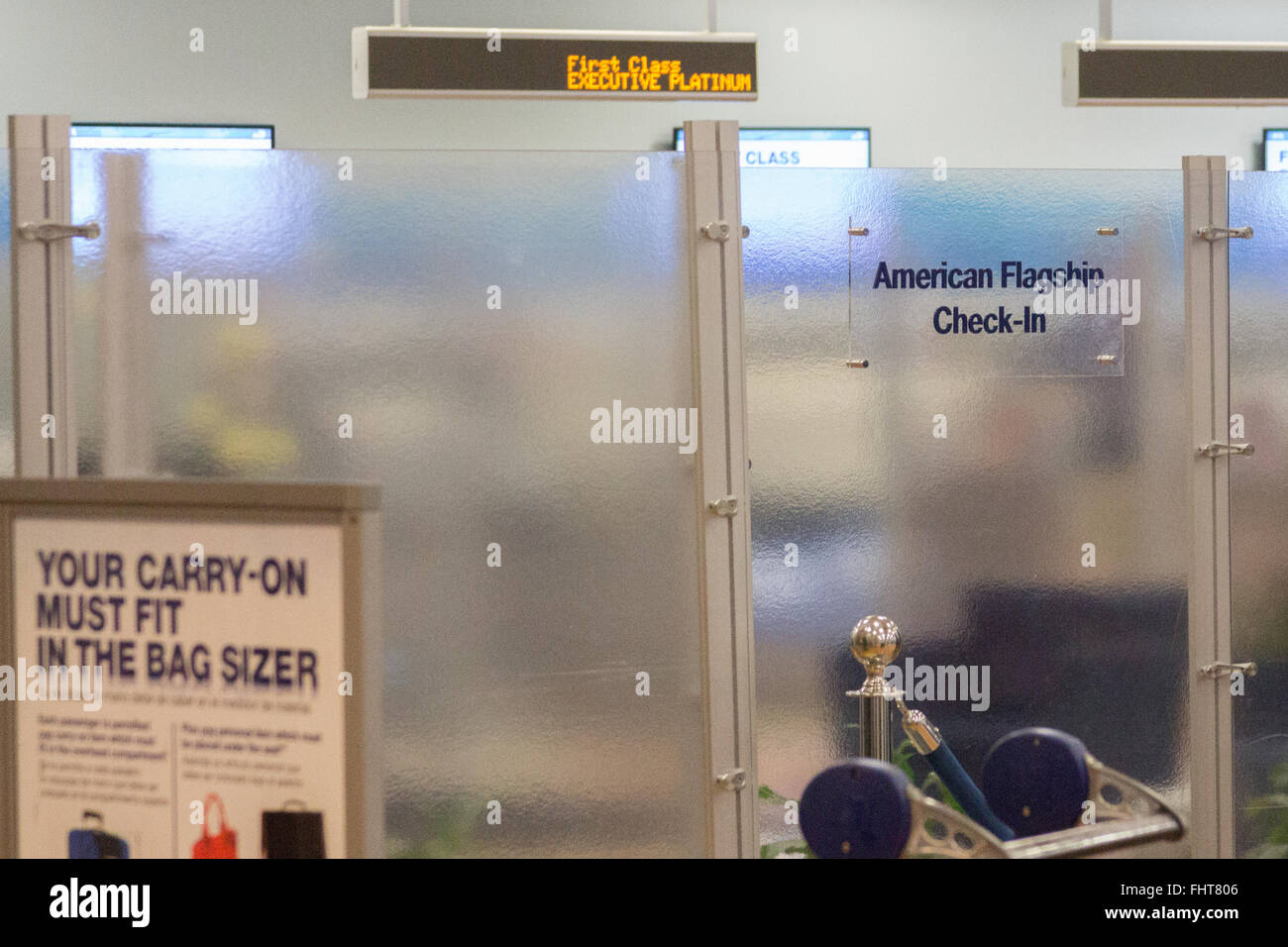American Flagship check-in entrance Stock Photo - Alamy