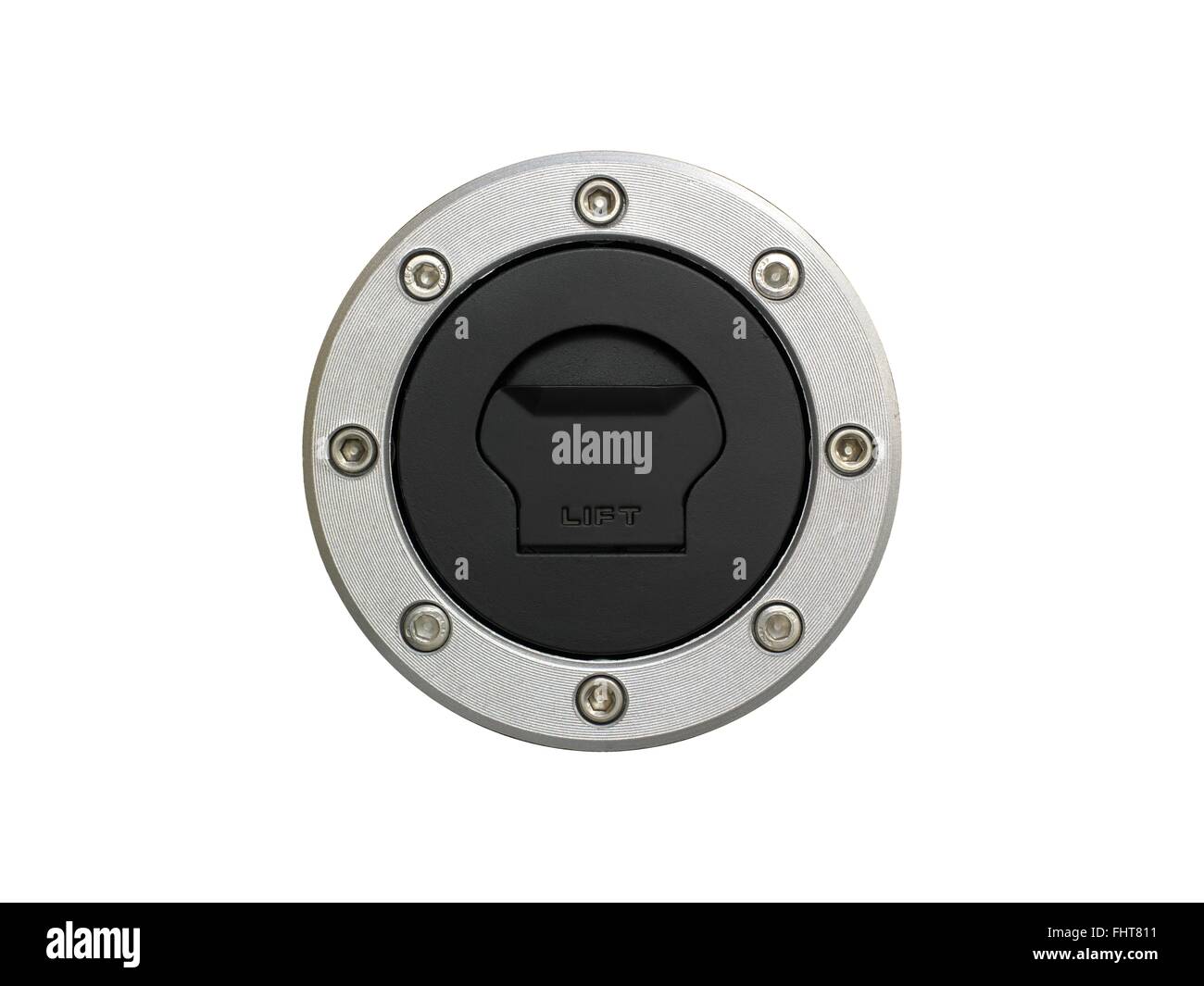 Chrome fuel cap Cut Out Stock Images & Pictures - Alamy