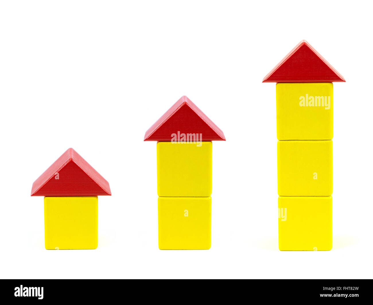A toy house made from building blocks Stock Photo - Alamy