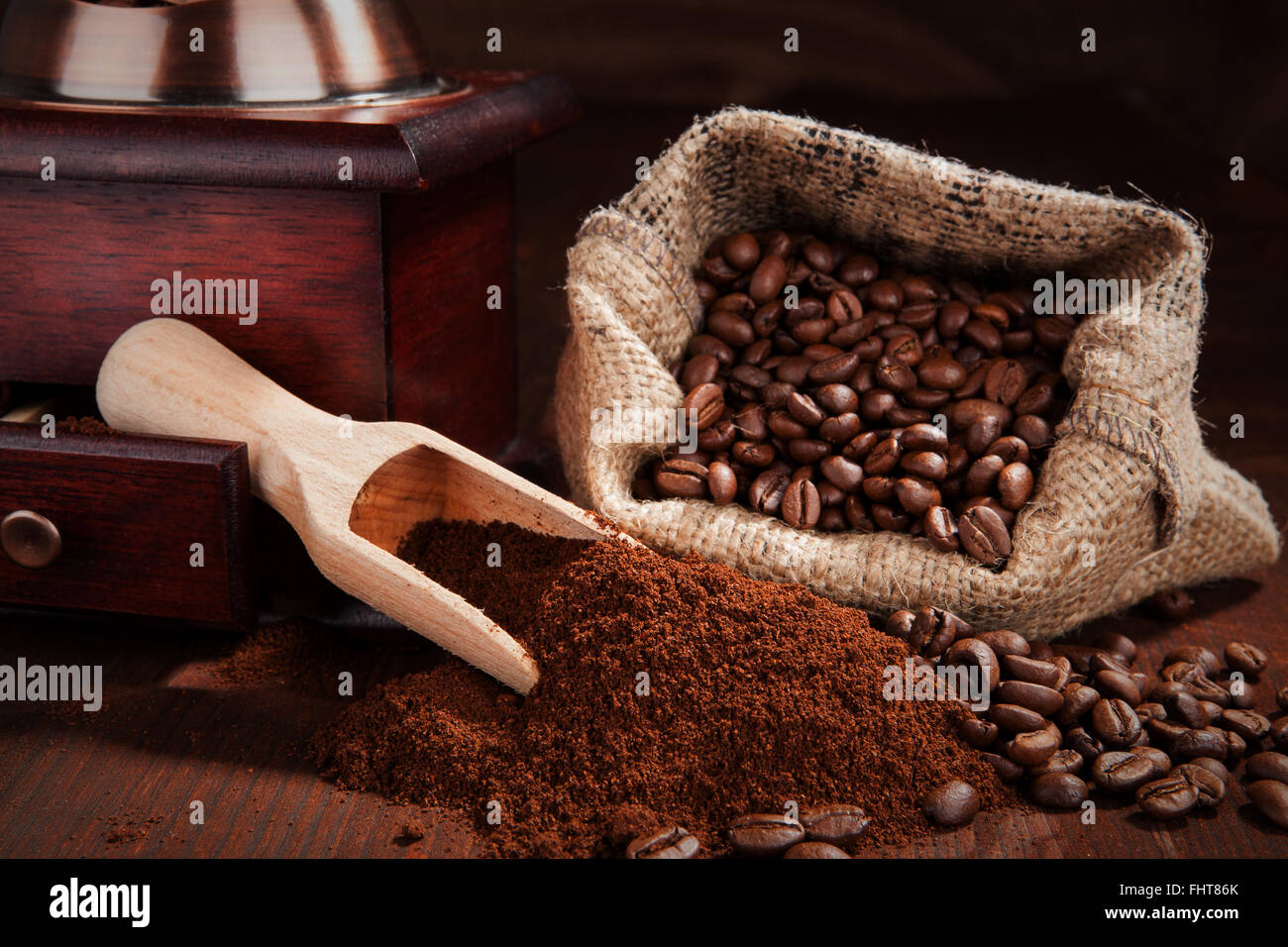 Traditional coffee background Stock Photo - Alamy
