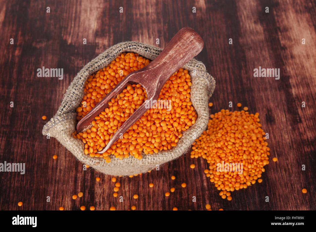 Lentils sack vegetable hi-res stock photography and images - Alamy