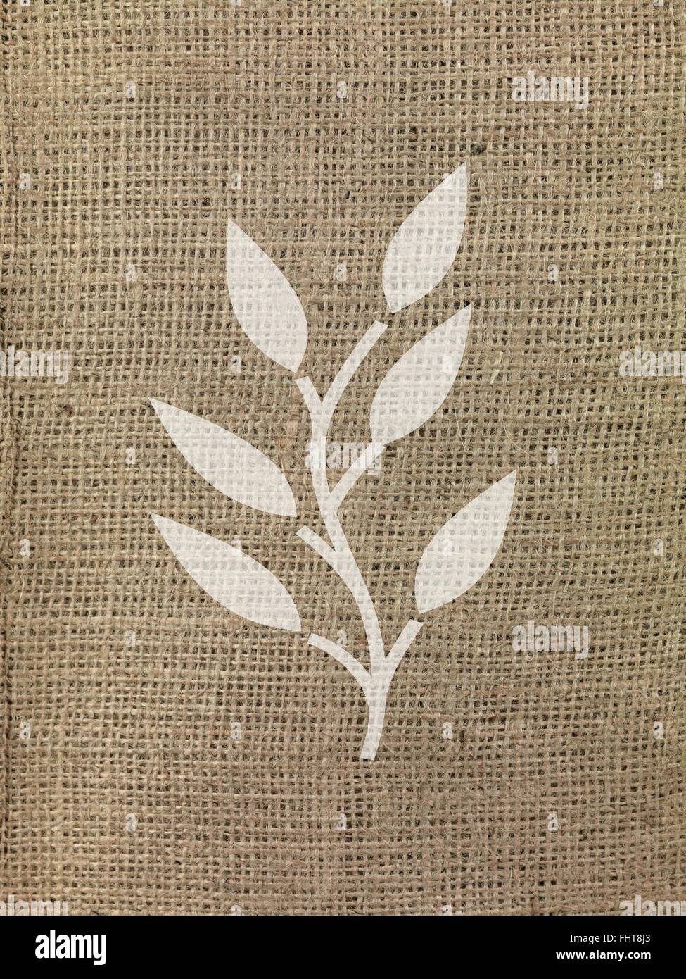 A close up shot of brown hessian cloth Stock Photo - Alamy