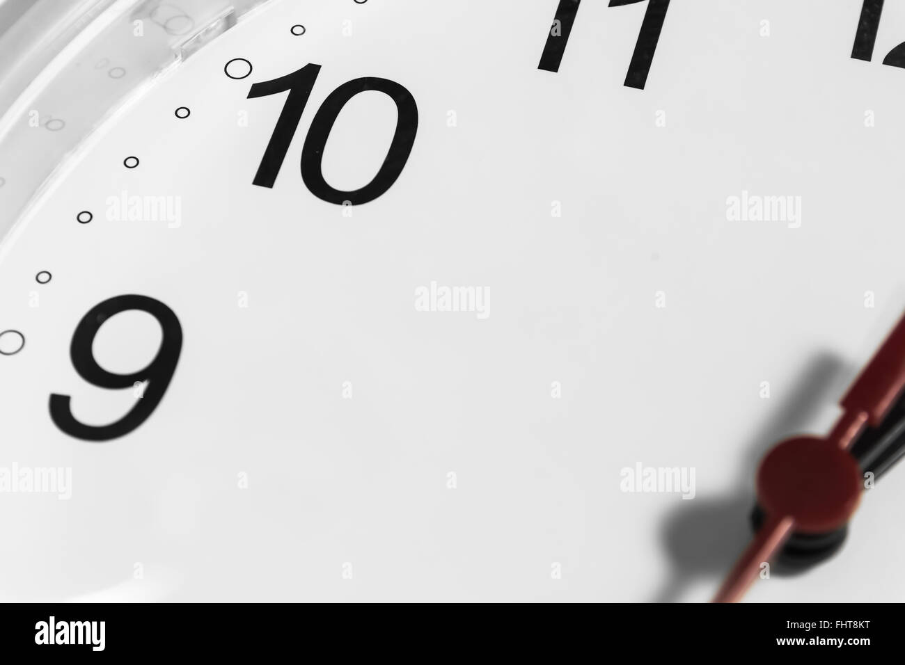 Closeup of hands on clock face.sensitive focus Stock Photo - Alamy