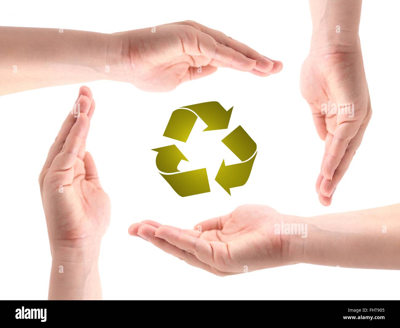 Female hands making beautiful Cut Out Stock Images & Pictures - Alamy