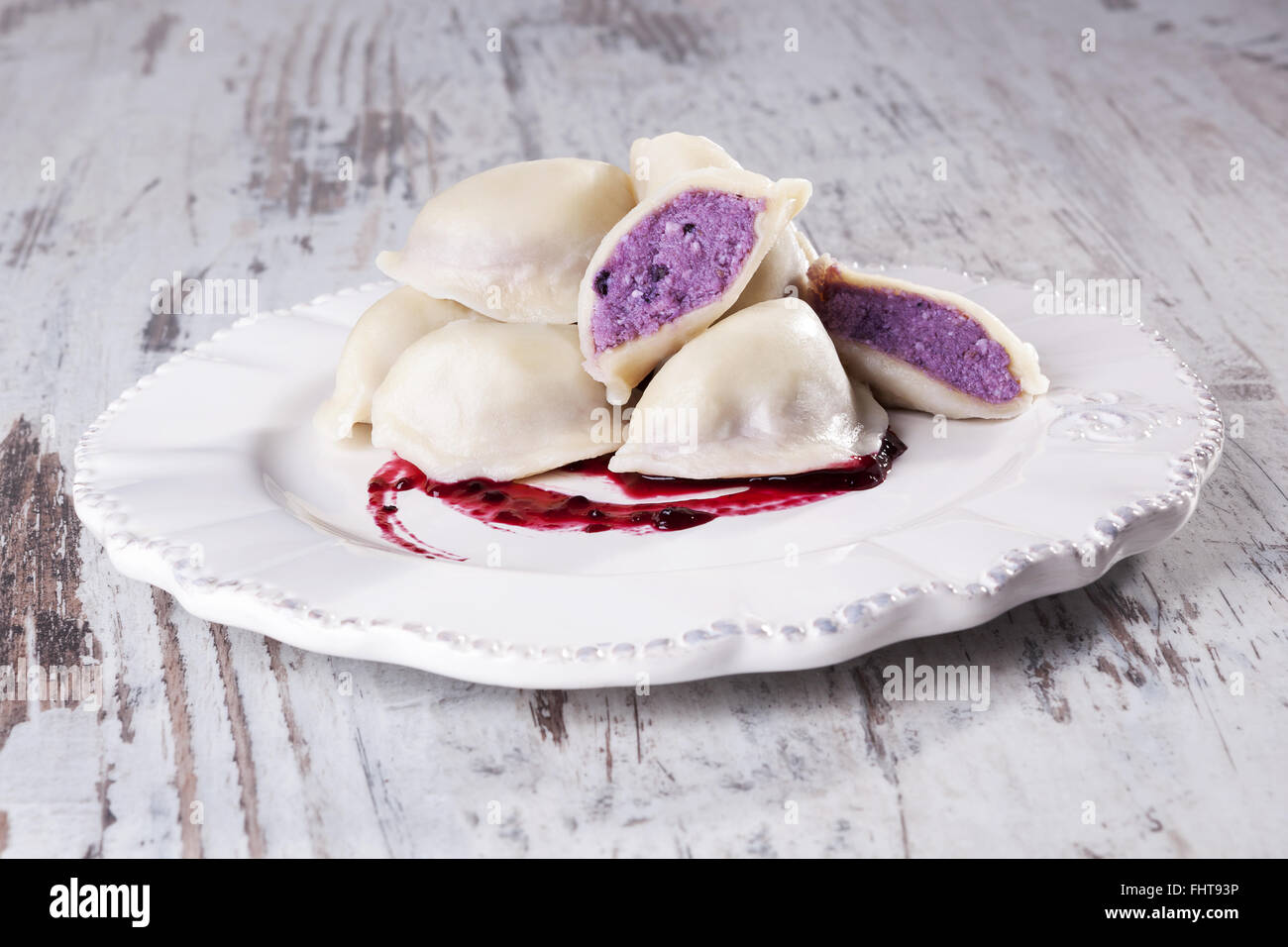 Dumplings blueberry hi-res stock photography and images - Alamy